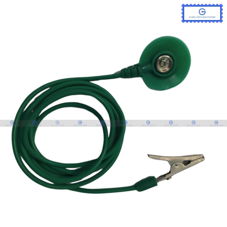 ESD Safe Grounding Cord for ESD Mat (Button to Clip) C/Clip (Size- 1.5 ...